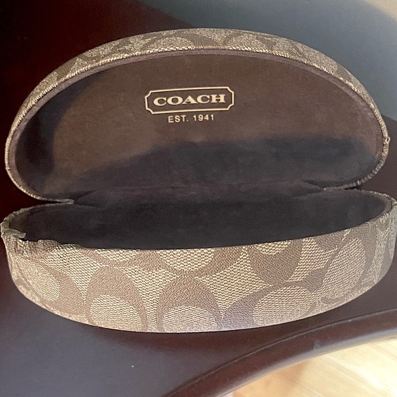 Coach | Bags | Authentic Coach Signature Hard Clamshell Eyeglasses ...